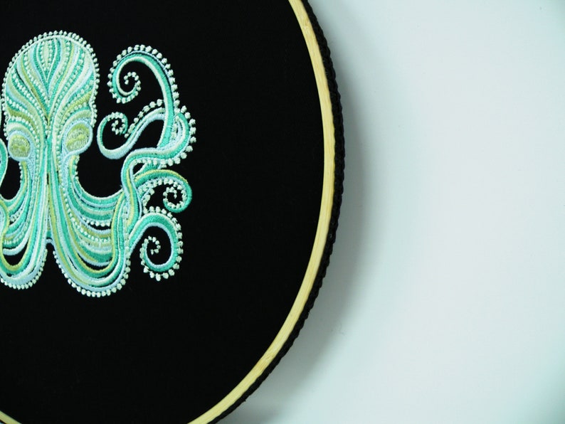 Beautiful Custom Emerald Green Octopus Sea Creature 10 - Etsy