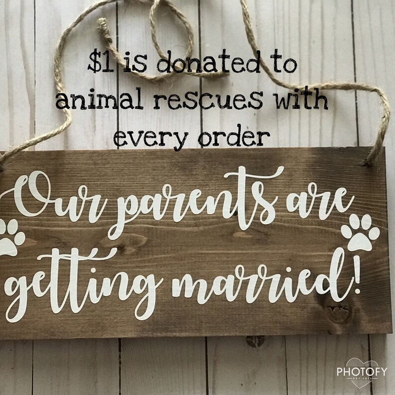 Our Parents are Getting Married Sign-Save the Date-Save the | Etsy