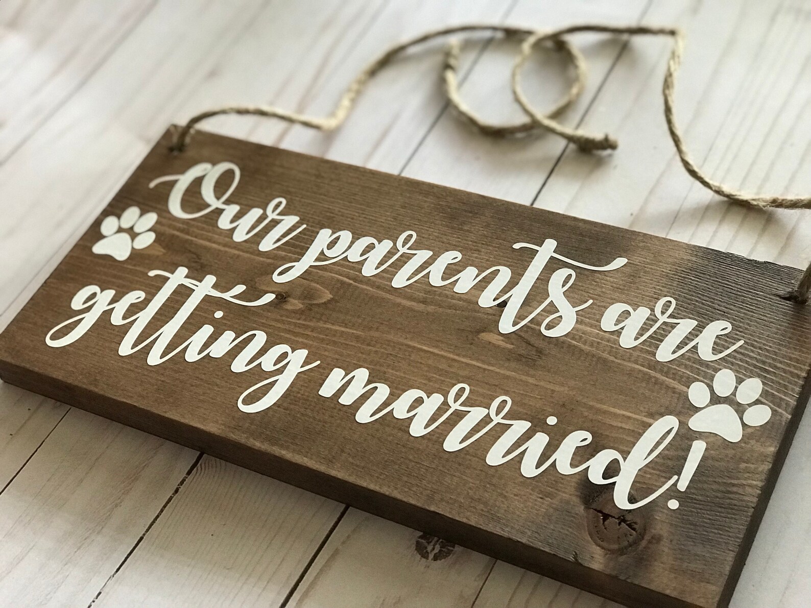 Our Parents Are Getting Married Sign-save the Date-save the | Etsy