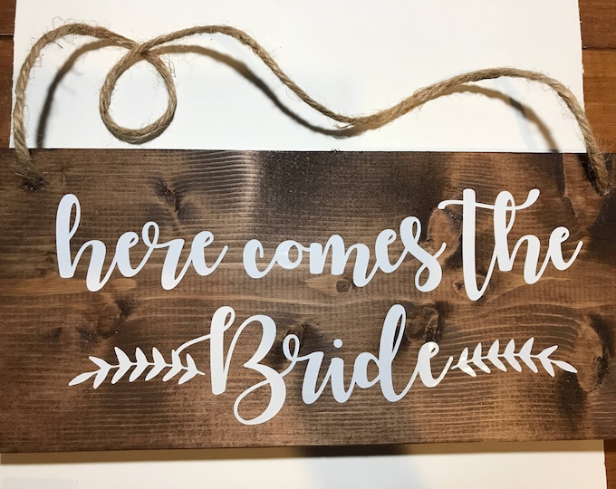 Here Comes the Bride Sign-here Comes the Bride-ring Bearer Sign-ring ...
