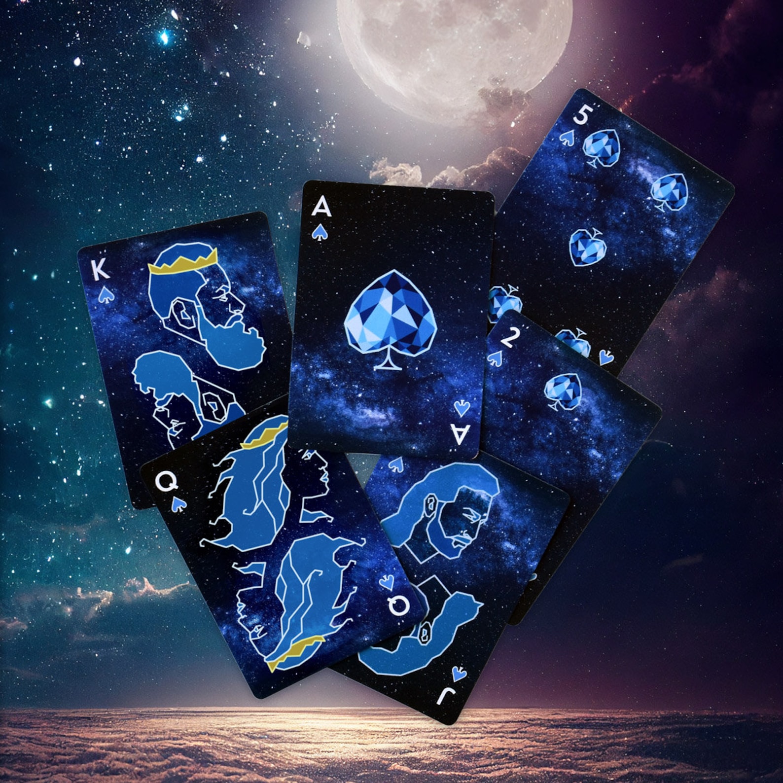 Playing Cards Past Midnight Cartomancy Deck, Playing Card Deck, Playing ...