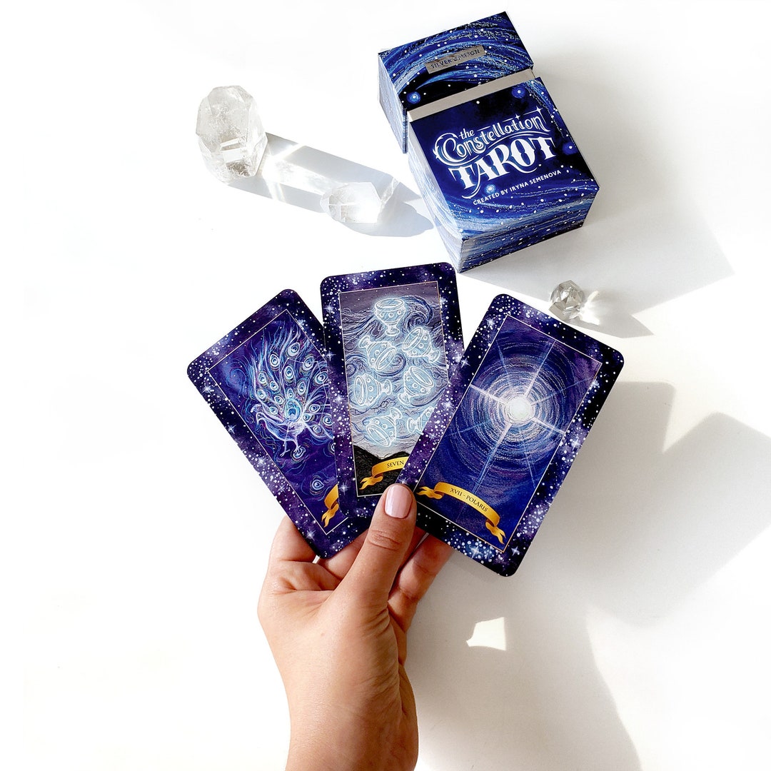 Constellation Tarot Deck: Starry Tarot Cards With Guidebook - Etsy