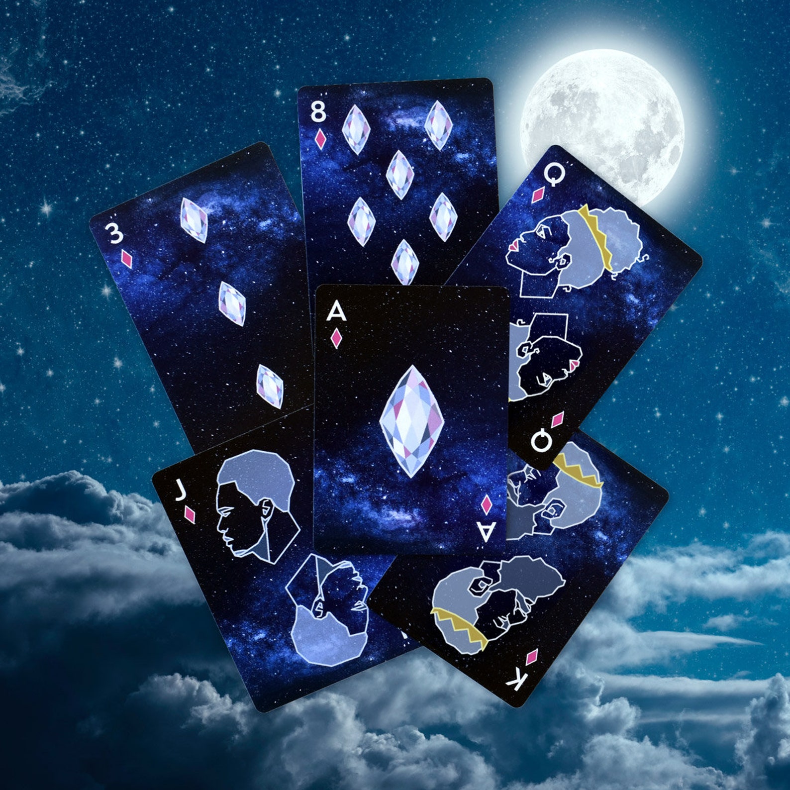 Playing Cards Past Midnight Cartomancy Deck, Playing Card Deck, Playing ...