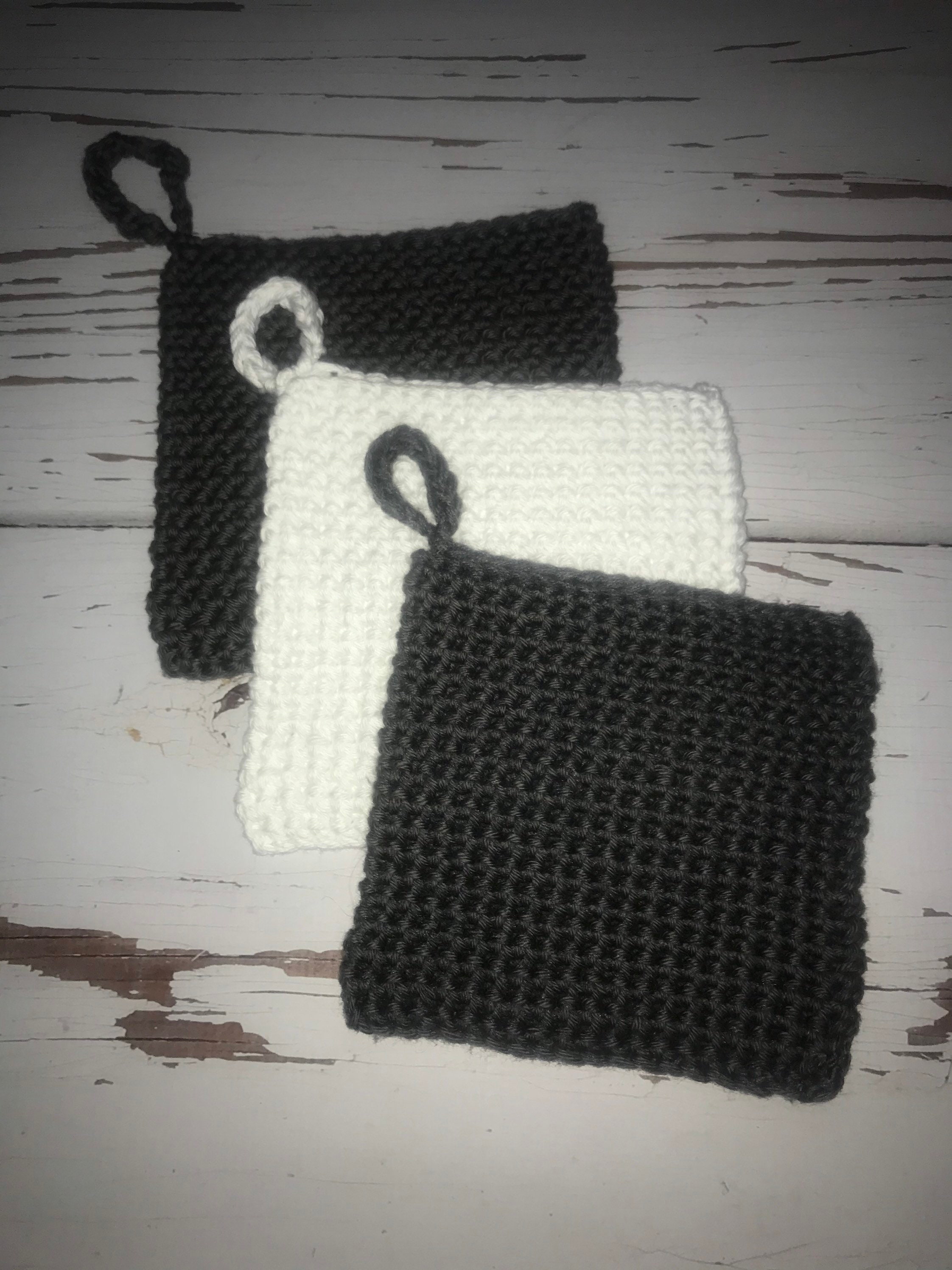 Farmhouse Kitchen Hot Pads, Farmhouse Decor, Thermal Hot Pads, Double ...