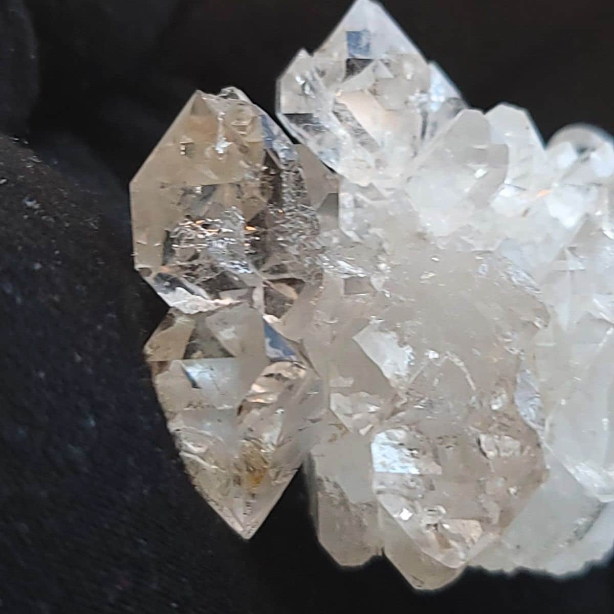 Diamond Quartz Cluster 458ct 6.3x4.6x4.5cm - Etsy UK