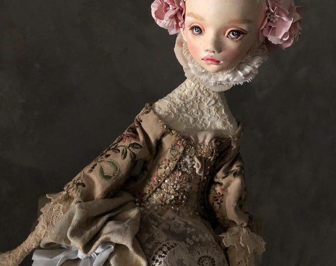 Christine , Art Doll, Sculpture Doll, Interior Doll - Etsy