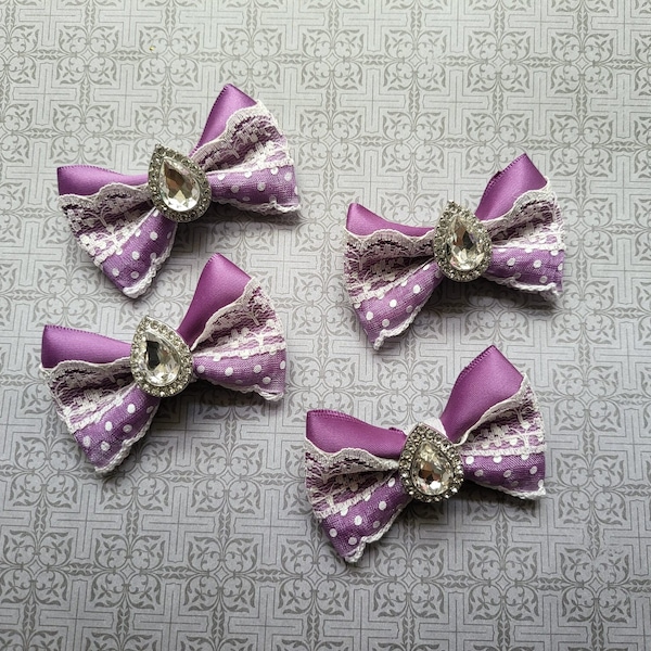 Diamonte Bow - Etsy