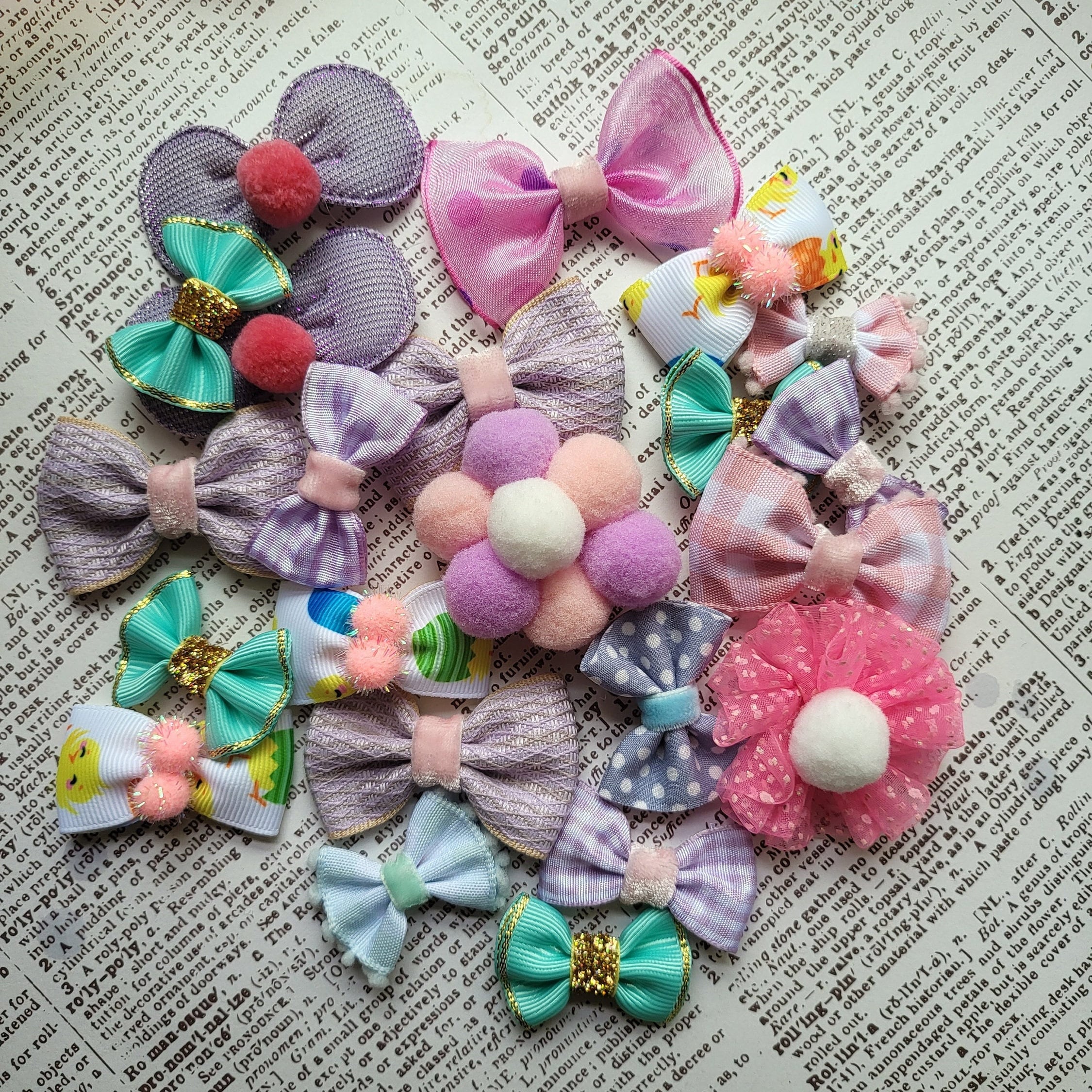 Easter Themed Dog Grooming Ribbon Bows (assorted Variety Pack) - Etsy