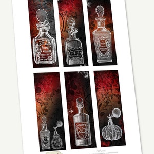 Perfume - Digital Bookmark B008 Collage Sheet Printable Download Image ...
