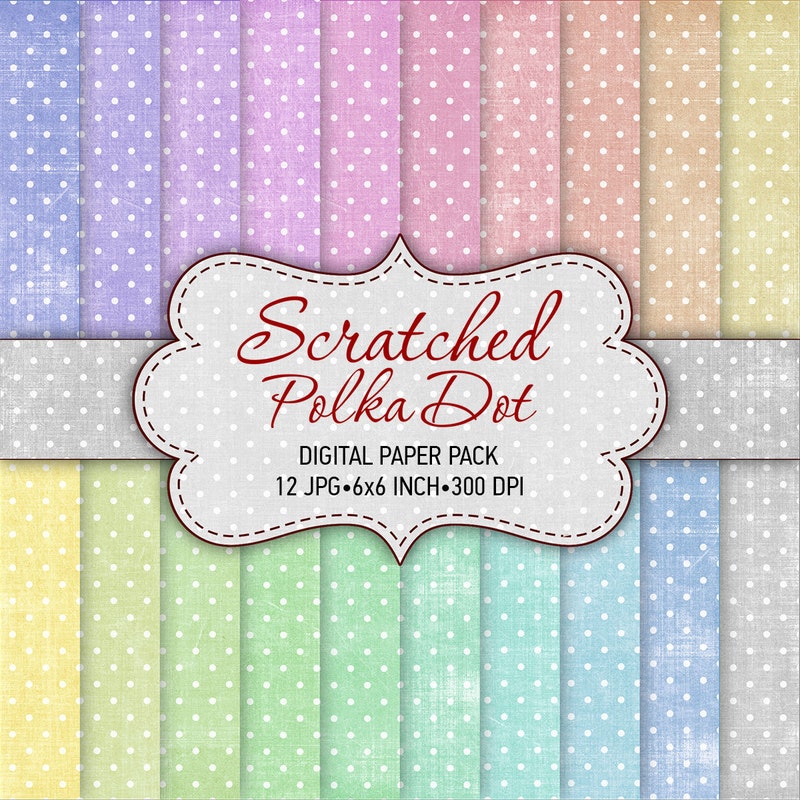 Polka Dot Paper - Etsy