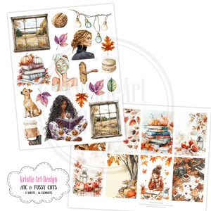 Autumn Days Junk Journal Kit – Fall Ephemera & Fussy Cuts - 169 Pcs ...