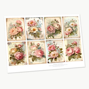 Beautiful Floral Designs for Your ATC Collection: Flower Harmony Theme ...