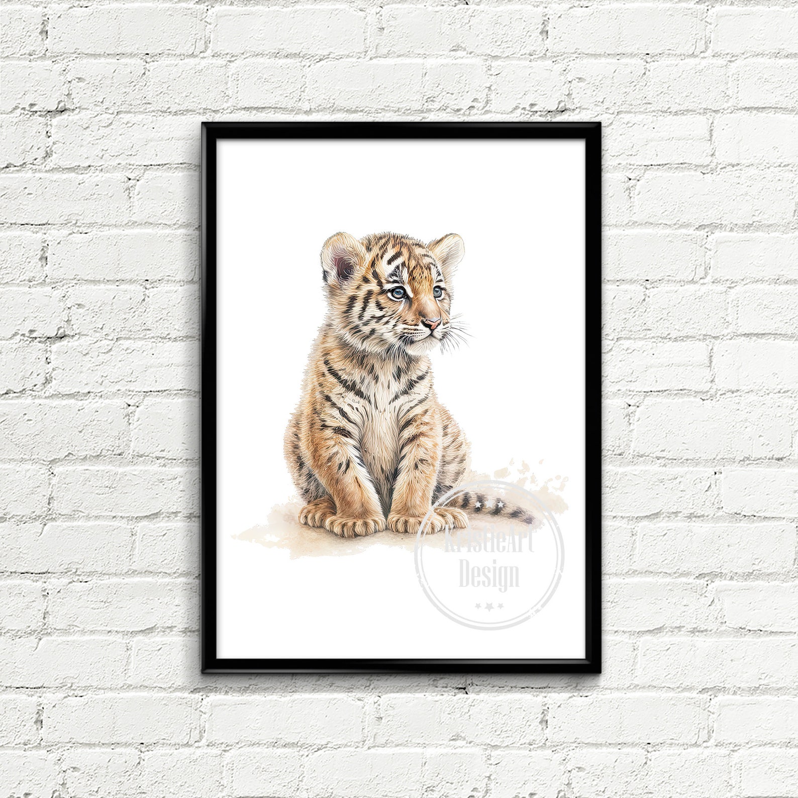 Tiger Clipart - Digital Download - Cute Tiger Graphics - Tiger ...