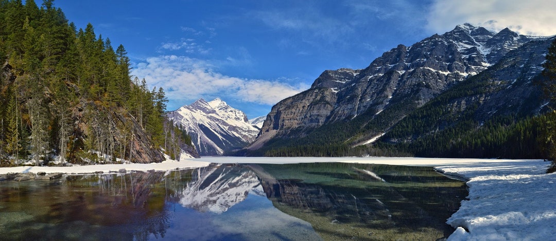 Kinney Lake and Mount Whitehorn Canada Nature Landscape - Etsy