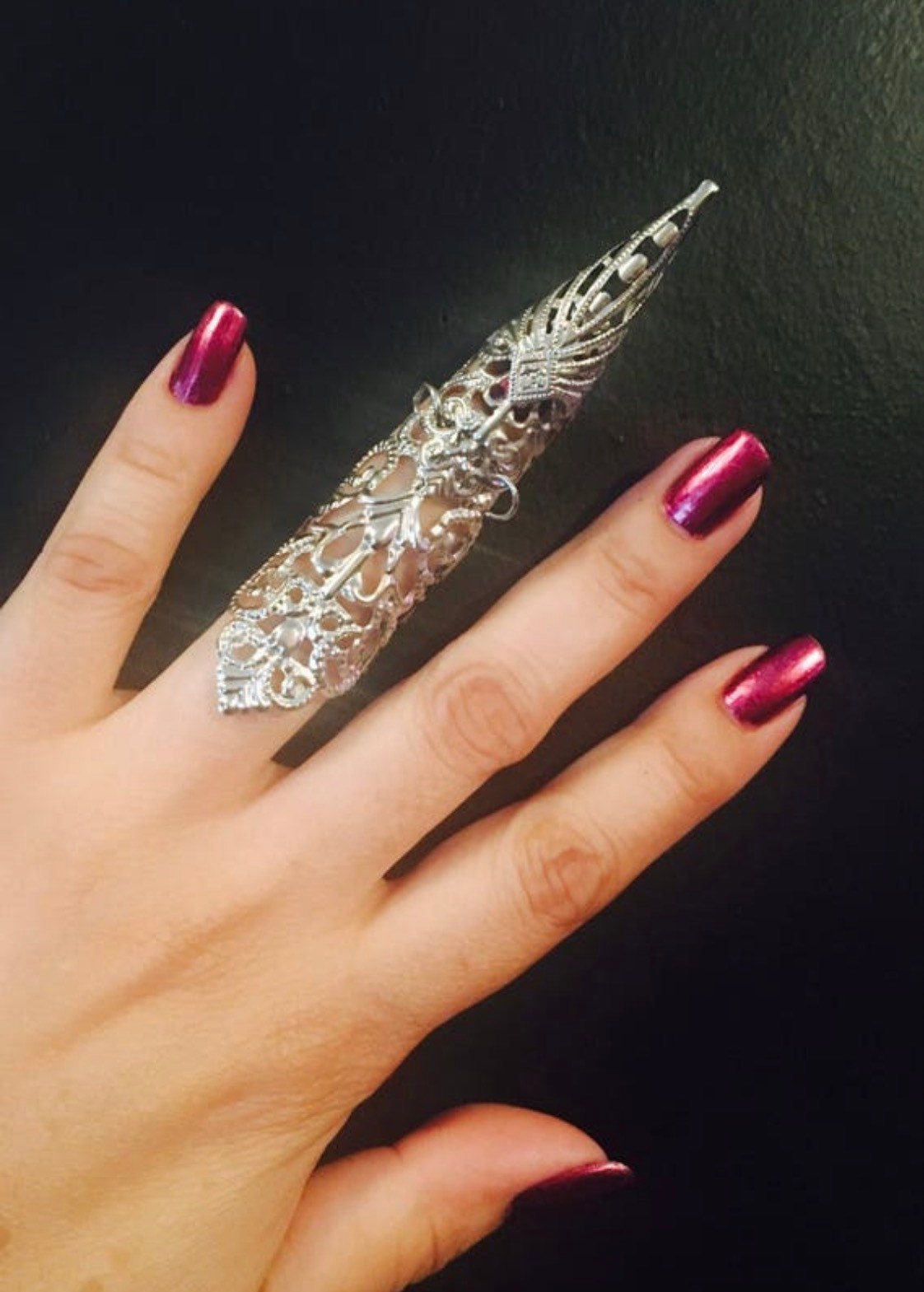 Countess Armor Claw Ring Shield Ring Claw Ringthumb | Etsy