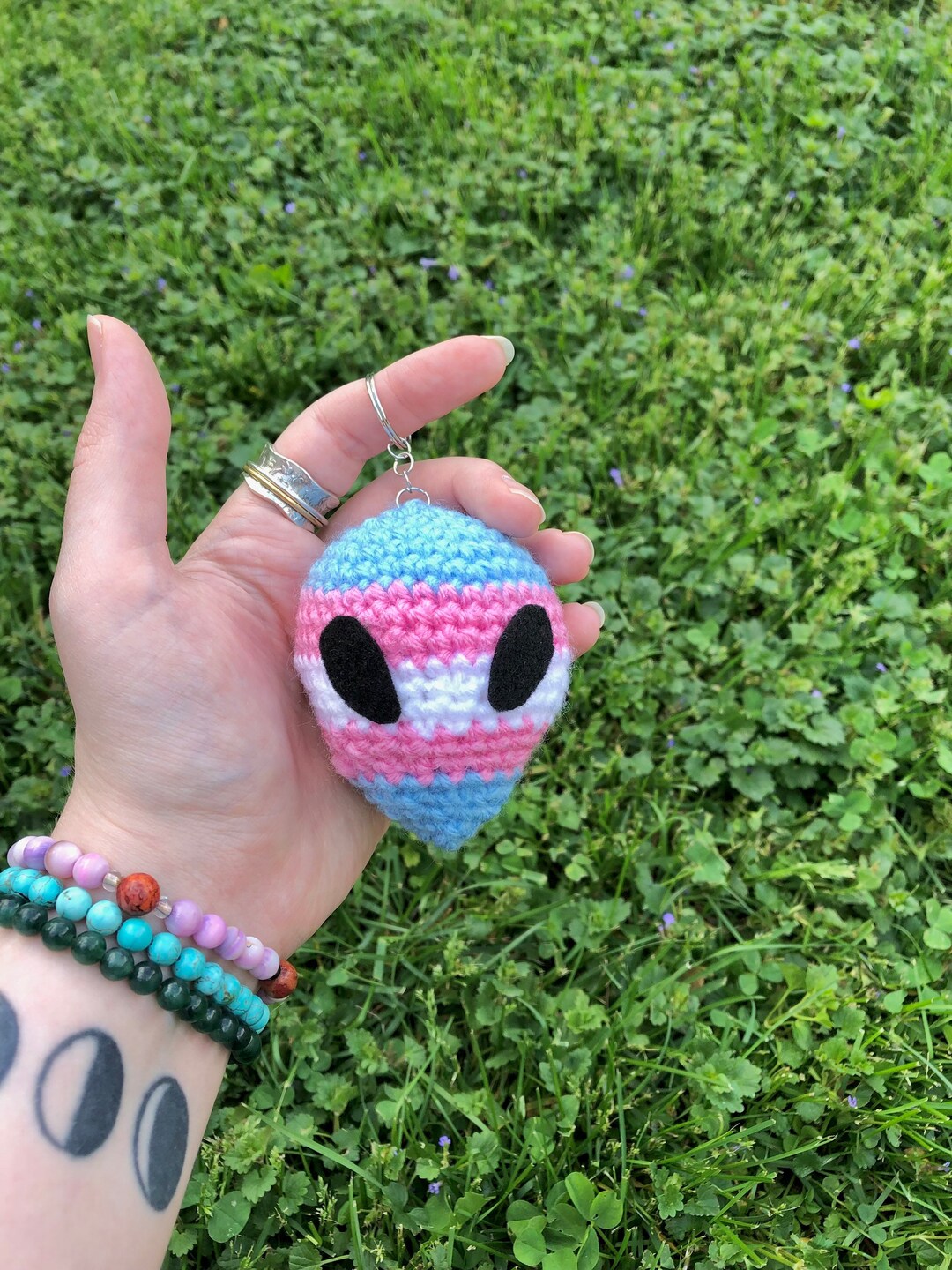 Transgender Pride Alien Stressball Keychain - Etsy