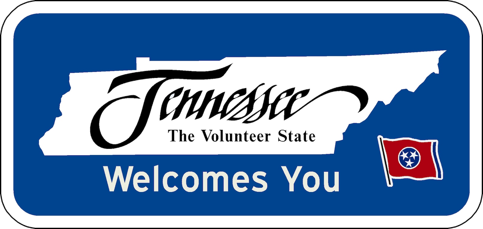 Welcome Sign Welcome to Tennessee Freeway Sign Metal Wall | Etsy