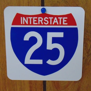Personalized Interstate Freeway Sign Metal Wall Decor Man - Etsy