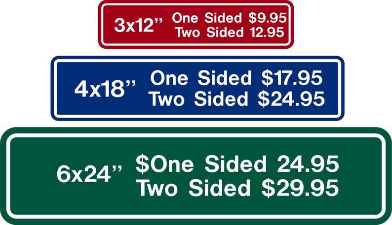 Personalized Street Sign Made to Order Personalized Street | Etsy