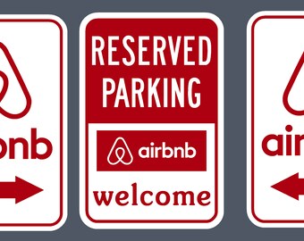 Airbnb Parking Sign | Etsy