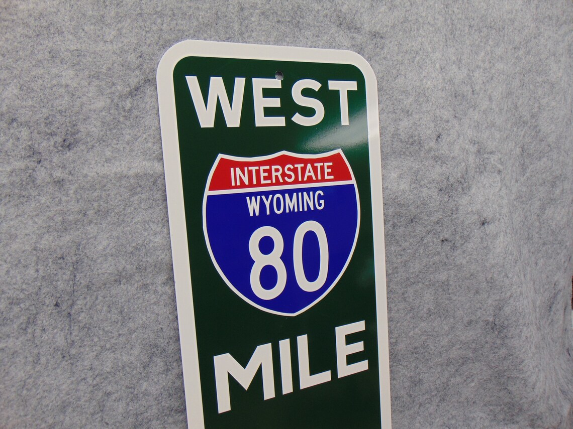 Highway Sign, Interstate Sign, Road Sign. Mile Marker, Street Sign ...