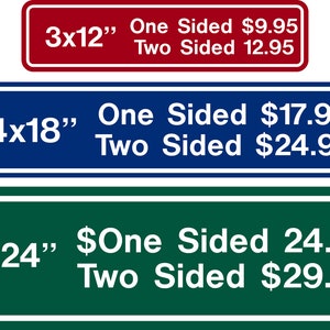 Personalized Street Sign, Name Sign, Road Sign, Available in 3 Sizes ...