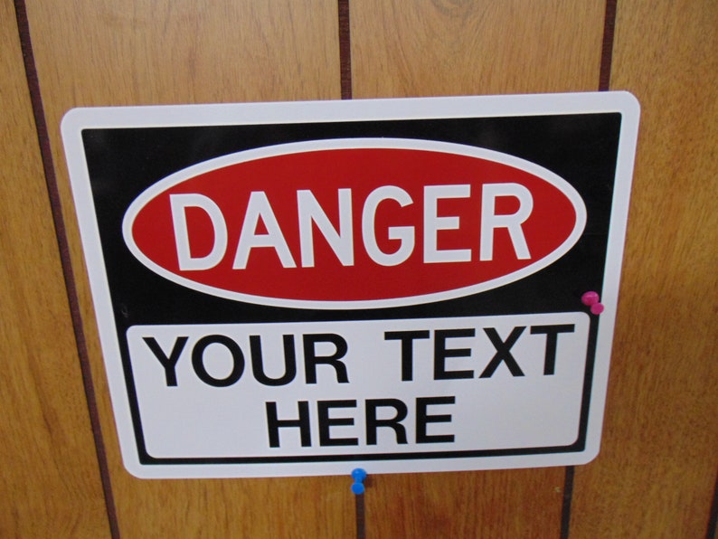 Personalized Sign STOP Sign Caution Sign Warning Sign - Etsy