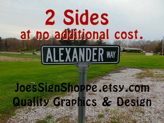 Personalized Street Sign Made to Order Personalized Street - Etsy