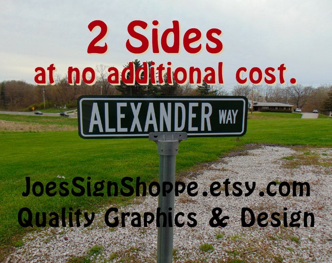 Personalized Street Sign, Made to Order, Personalized Street Sign ...