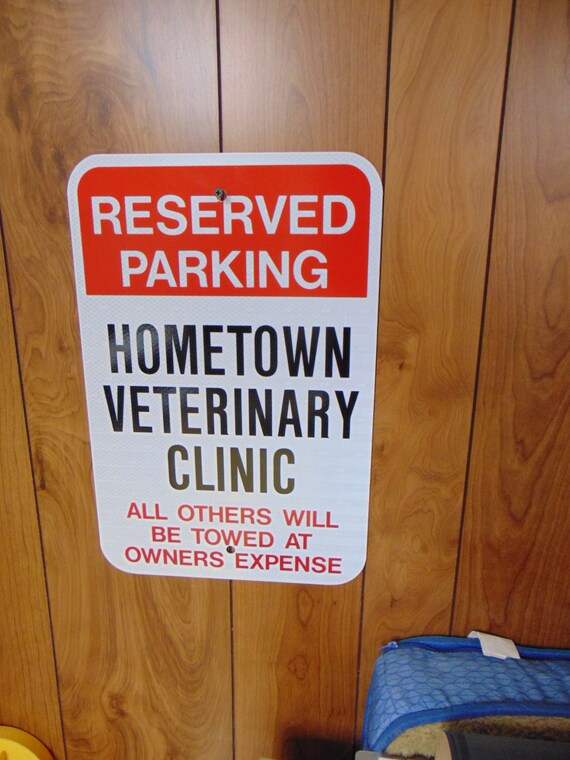 Reserved Parking Sign No Parking Made to order Reserved | Etsy