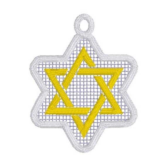 Free Standing Lace Star of David | Etsy