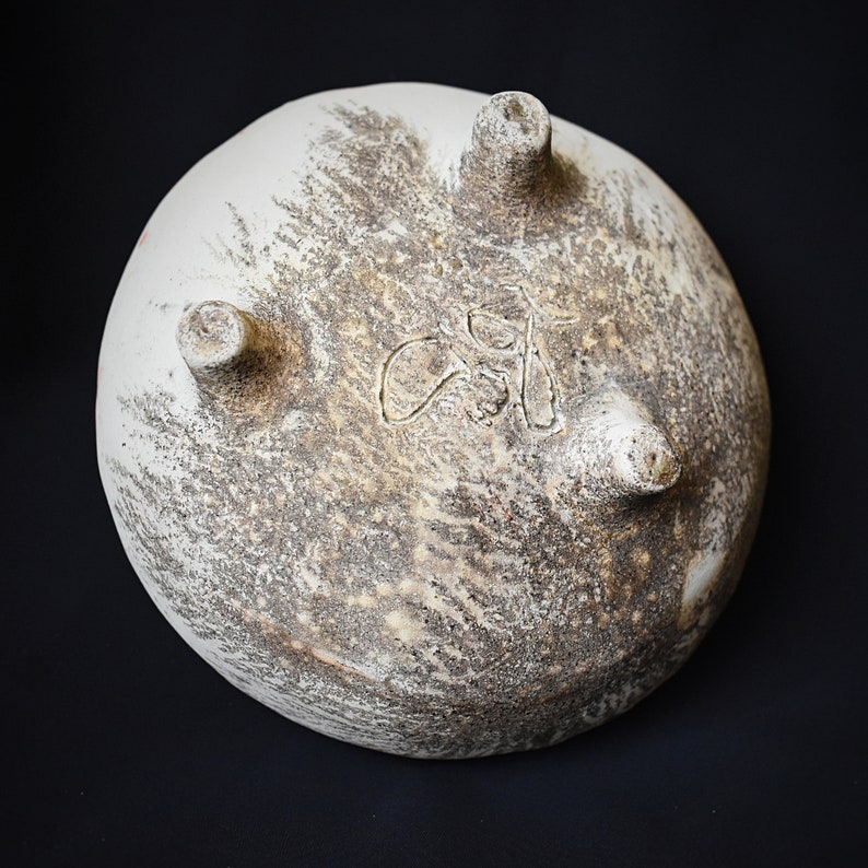 Glazed Obvara Bowl on Legs, Medium Size Dish With Legs - Etsy