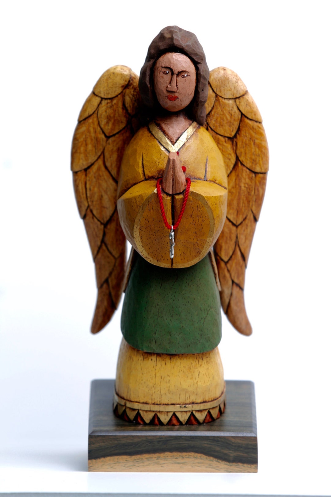 Wooden Guardian Angel (cedar Wood) - Etsy