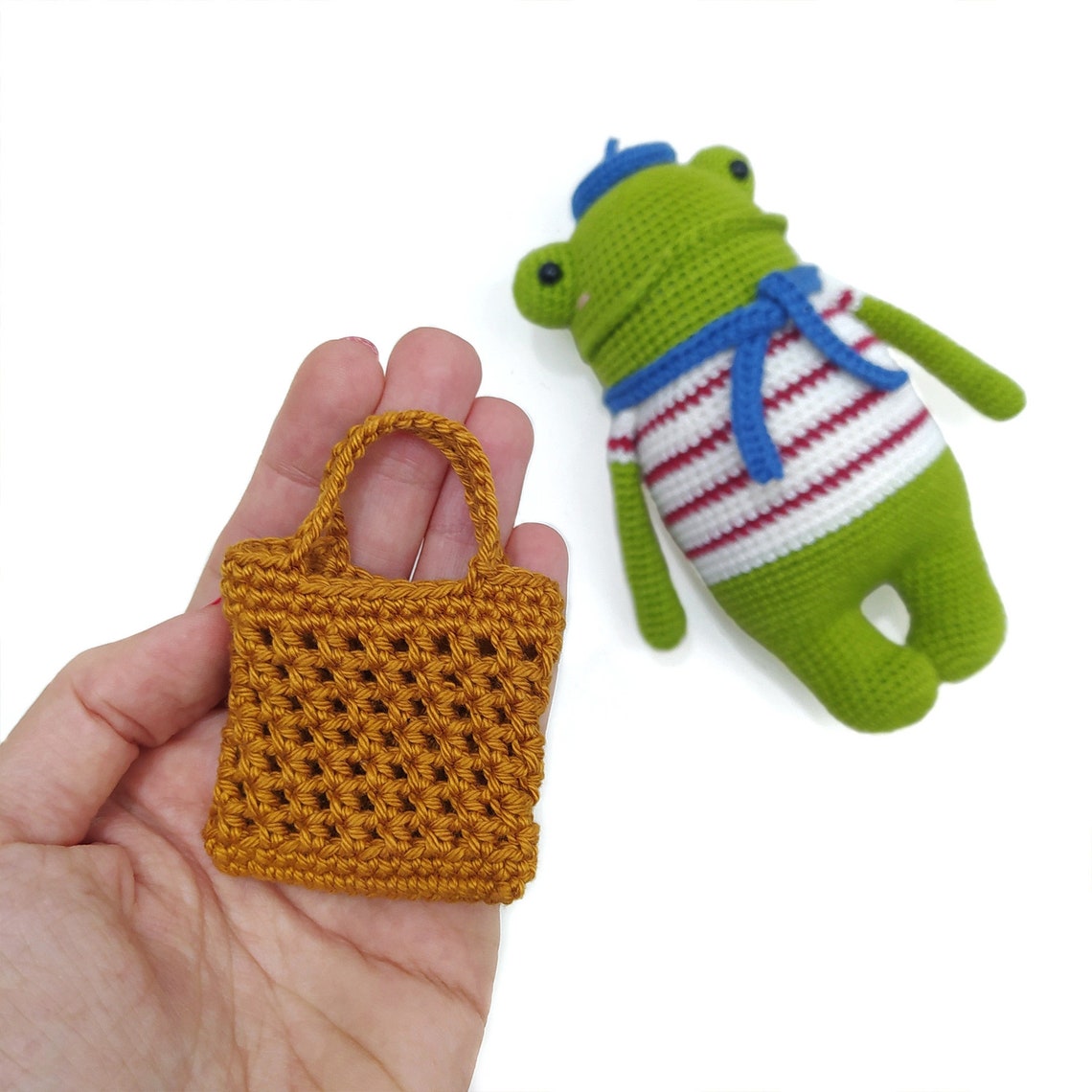 Crochet Frog Pattern Amigurumi Frog Pattern Frenchie the - Etsy