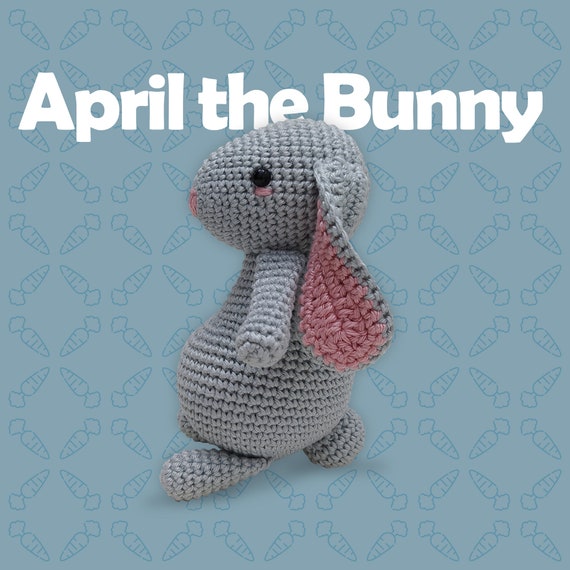 Crochet Amigurumi Pattern April the Bunny Printable PDF | Etsy
