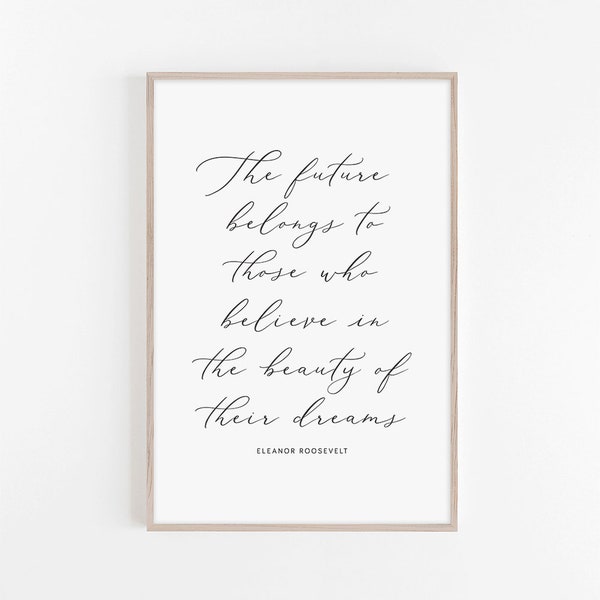 The Future Belongs - Etsy