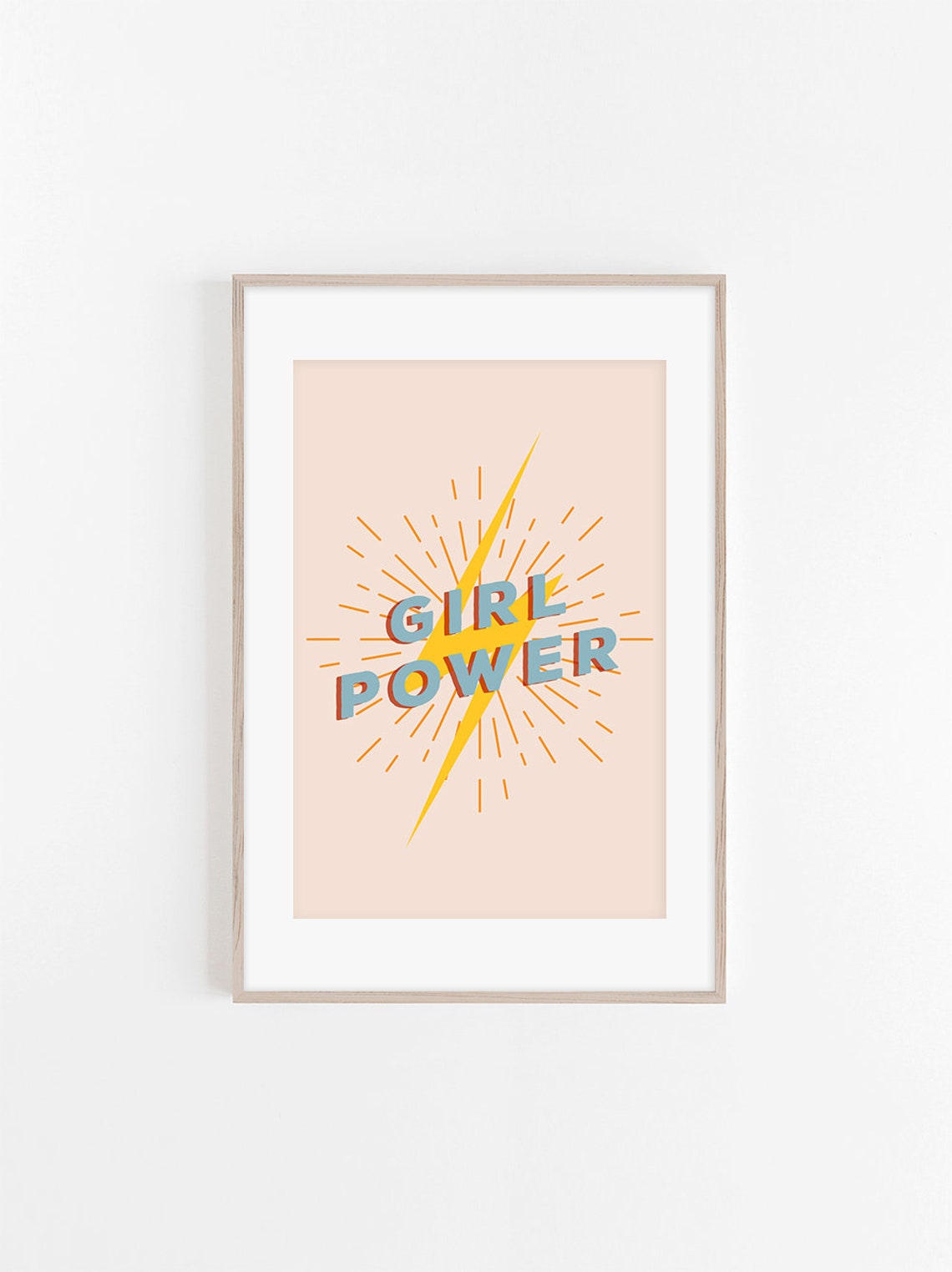 Girl Power Prints, Girl Power Wall Art, Girl Power Poster, Grl Pwr ...