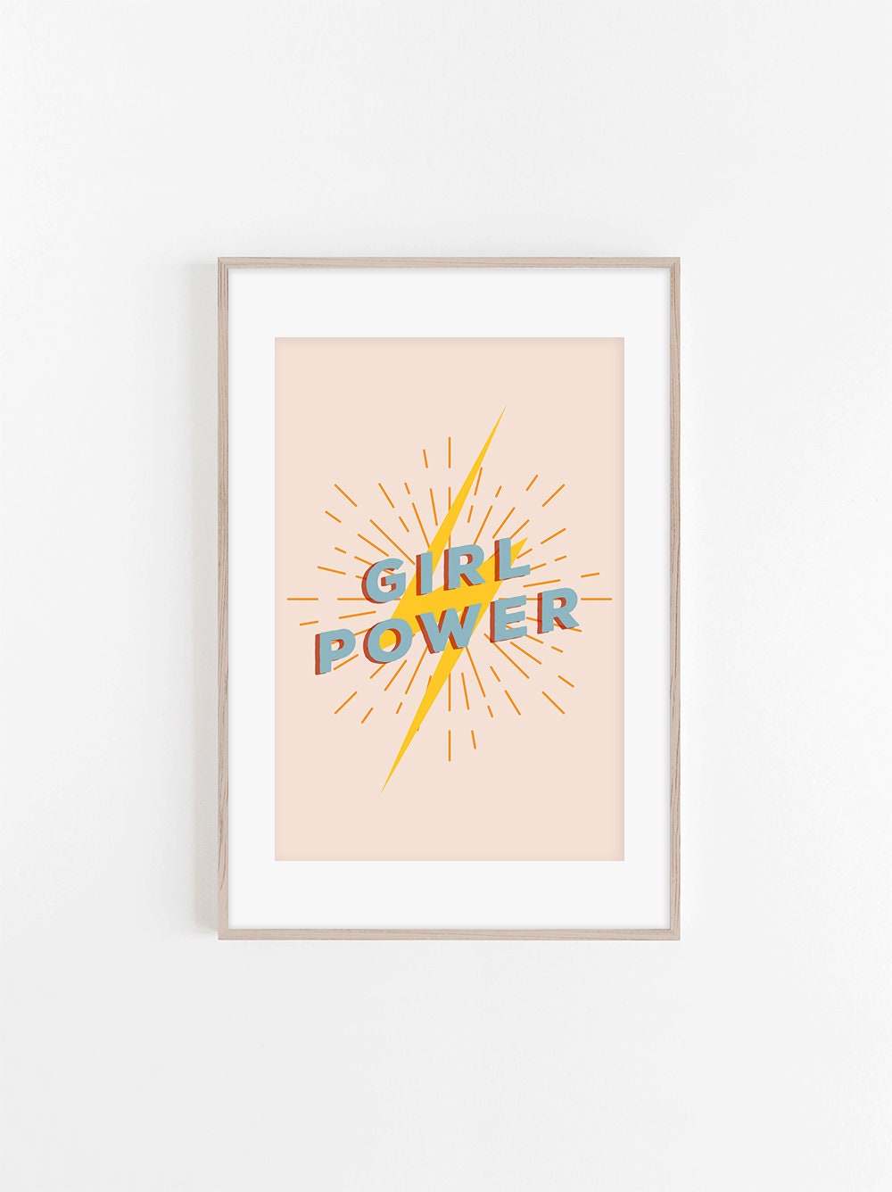 Girl Power Prints, Girl Power Wall Art, Girl Power Poster, Grl Pwr ...