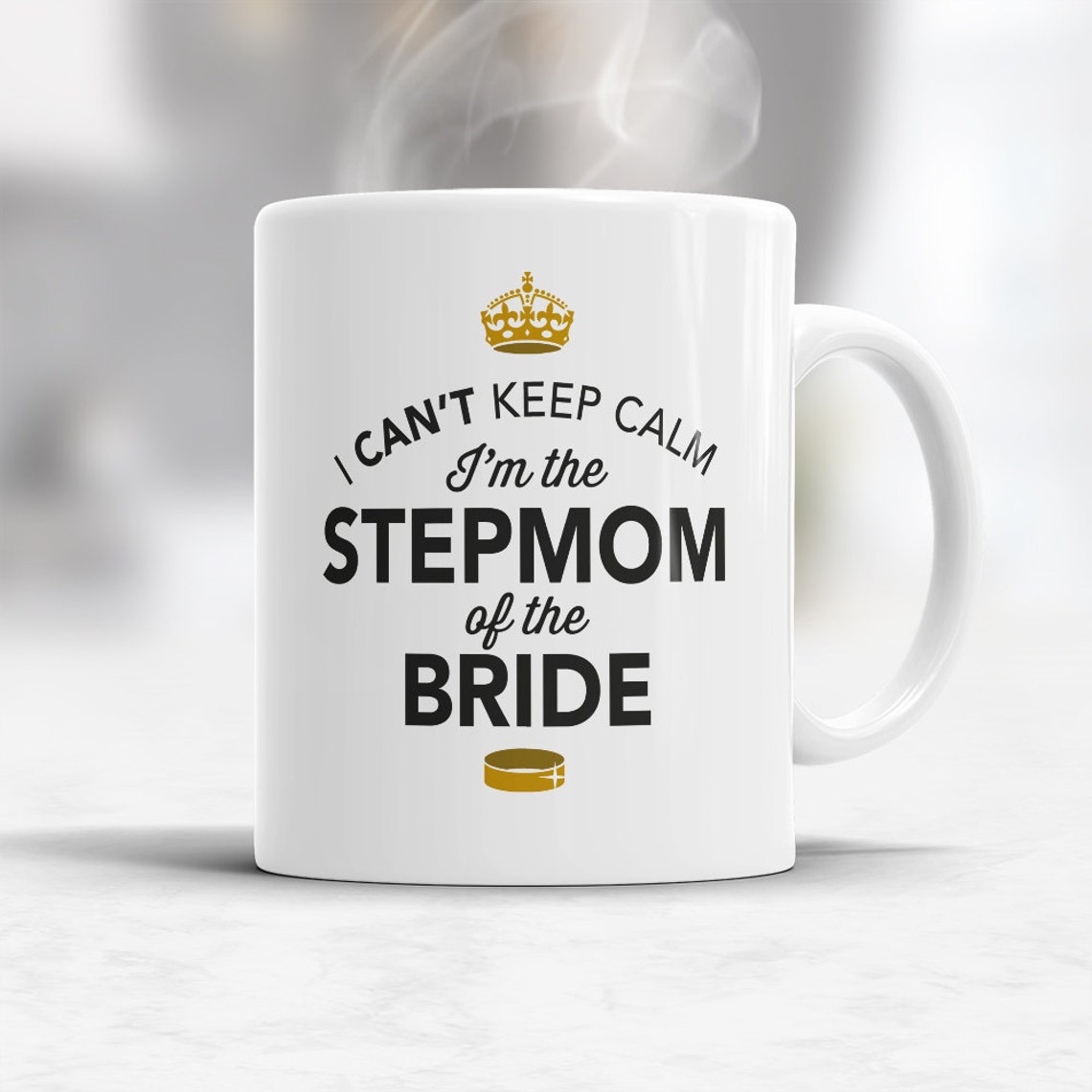 Stepmom Of The Bride Step Mom Wedding Mug Brides Stepmom Etsy