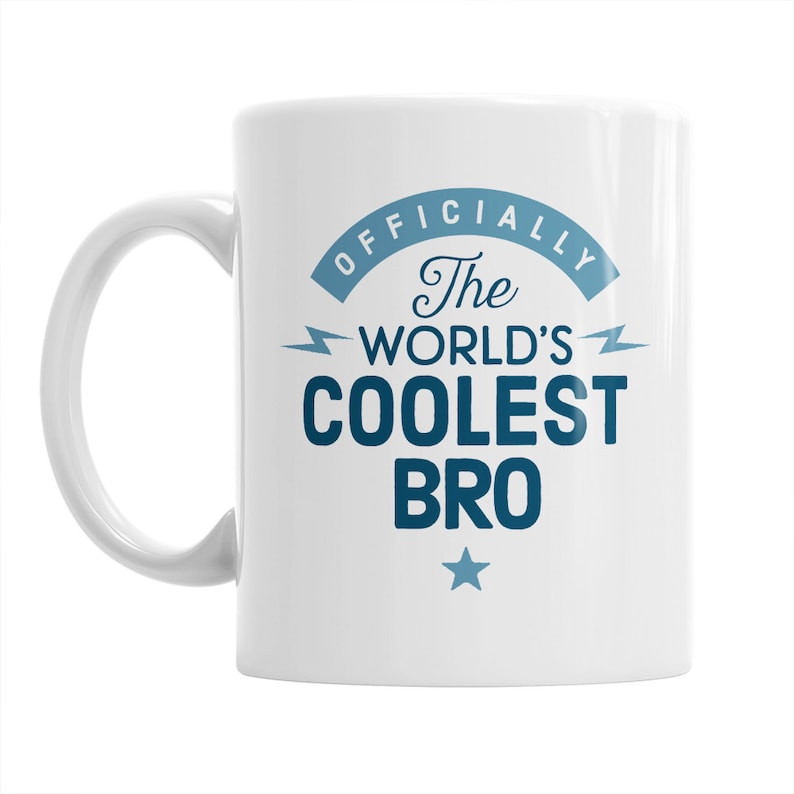 Bro Gift Mug Personalised Present Coffee Present Mug for Birthday ...