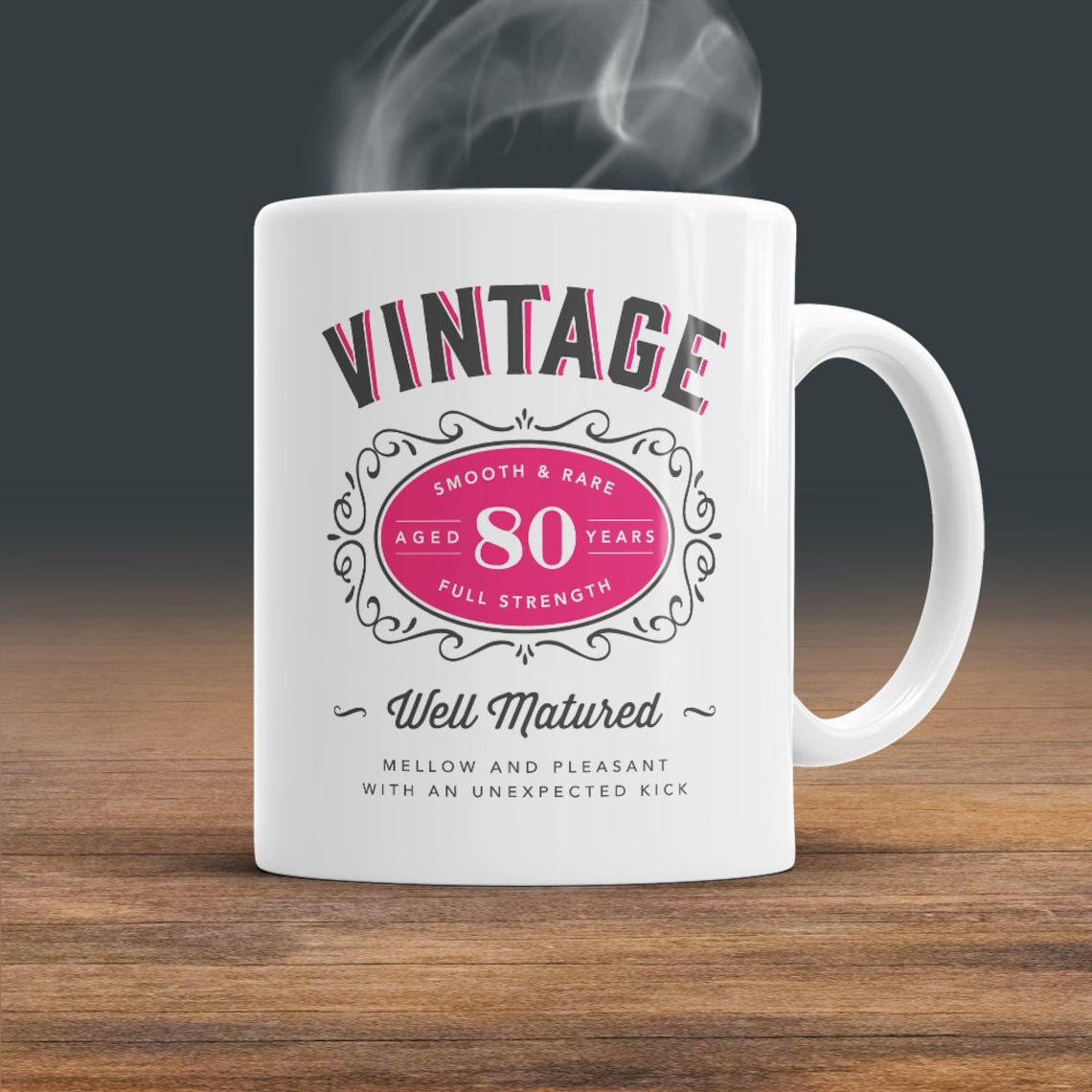 80th Birthday Mug for Coffee or Tea for Men and Women Gift - Etsy