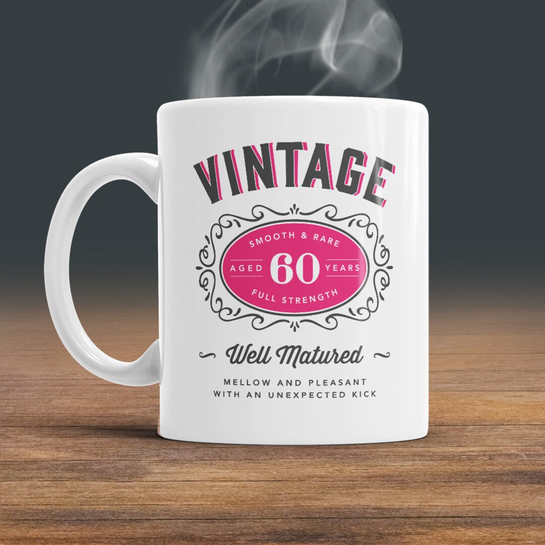60th Birthday Mug for Coffee or Tea Men and Women Gift Idea - Etsy
