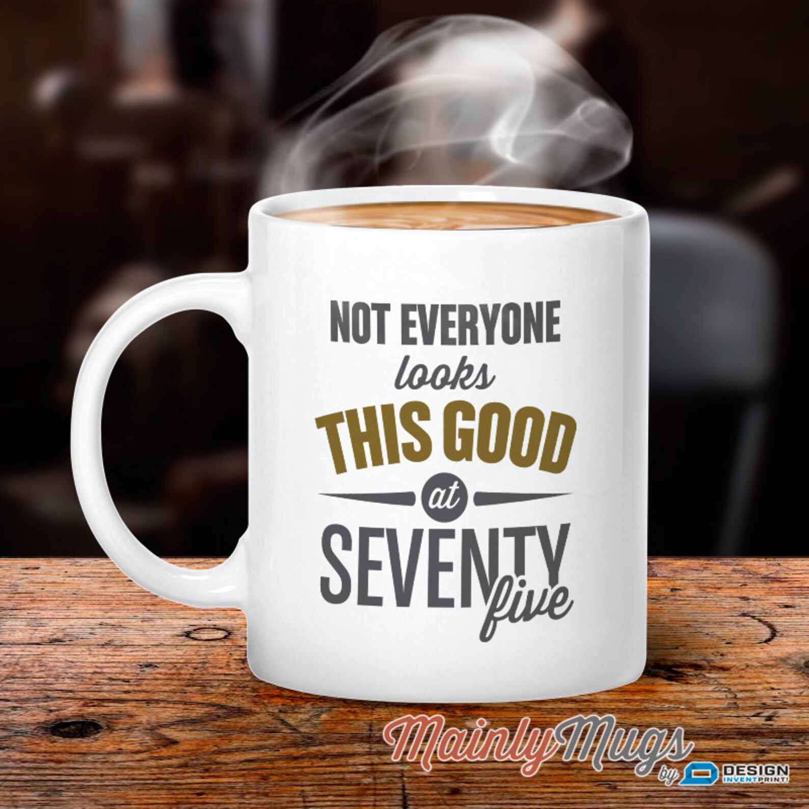 75th Birthday Mug for Coffee or Tea for Men and Women Gift | Etsy