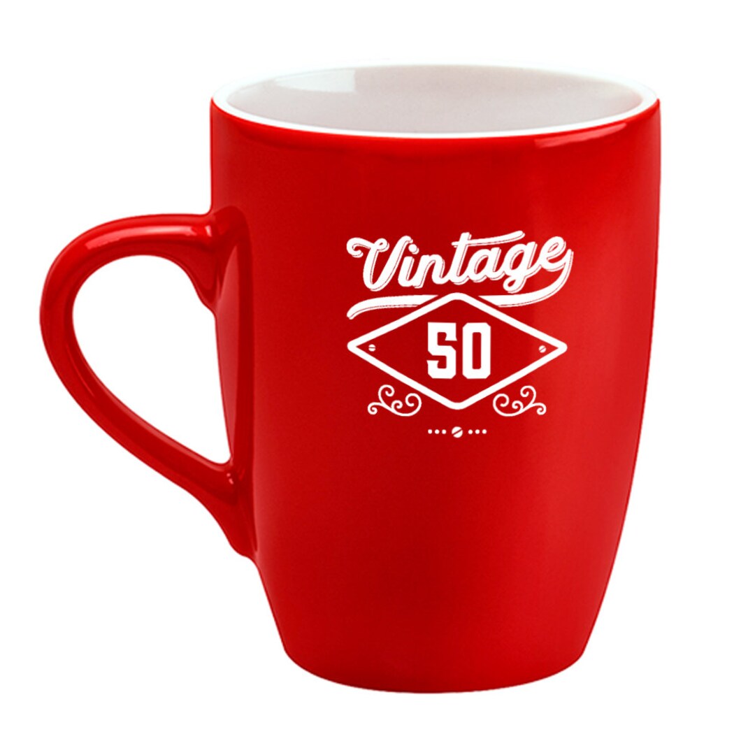 50th Birthday Mug for Coffee or Tea Men and Women Gift Idea - Etsy