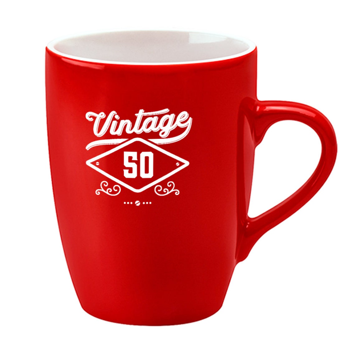 50th Birthday Mug for Coffee or Tea Men and Women Gift Idea | Etsy