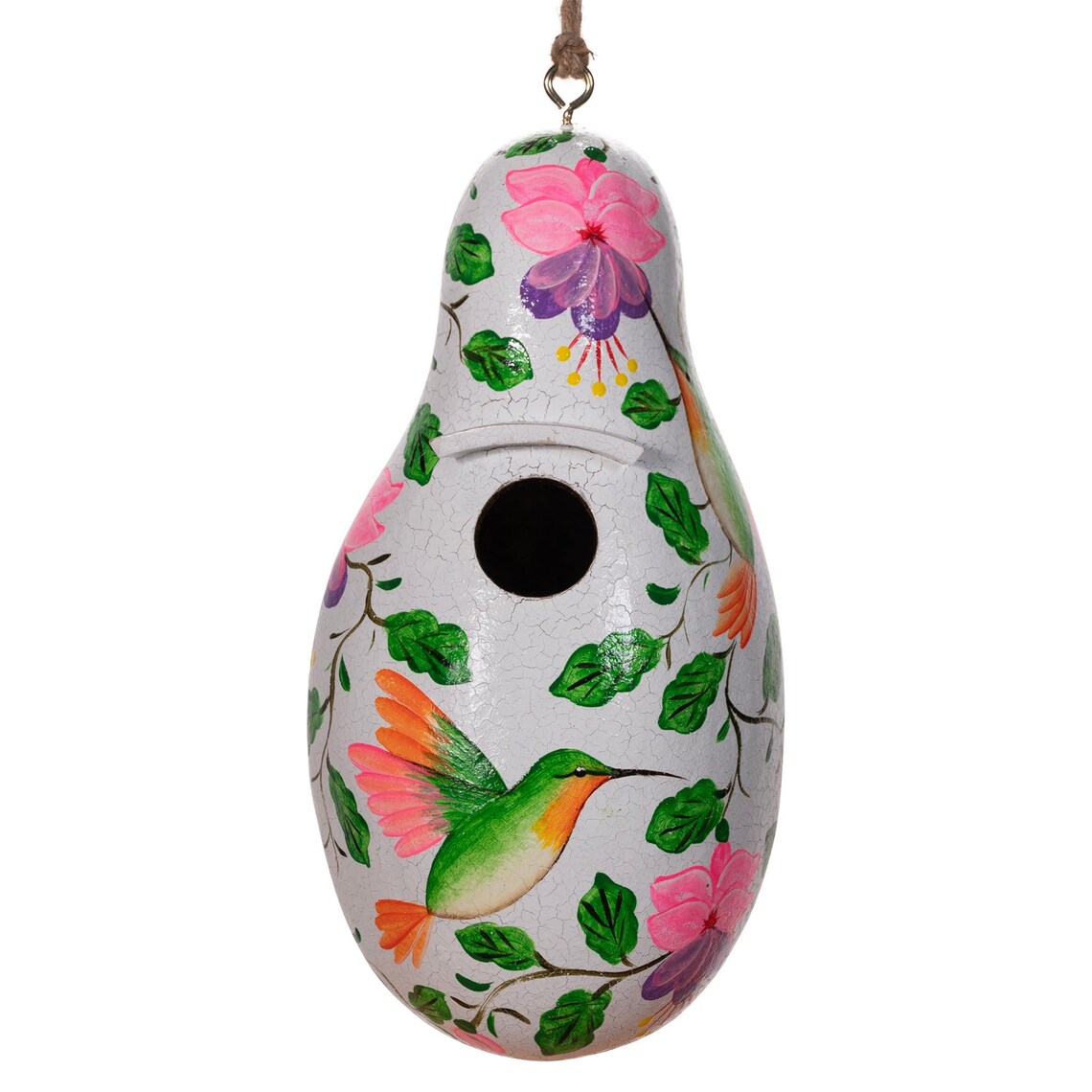 Hummingbird - Painted Gourd Birdhouse - Etsy
