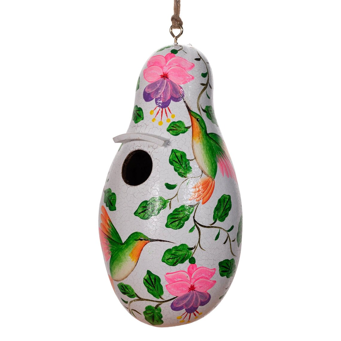 Hummingbird - Painted Gourd Birdhouse - Etsy