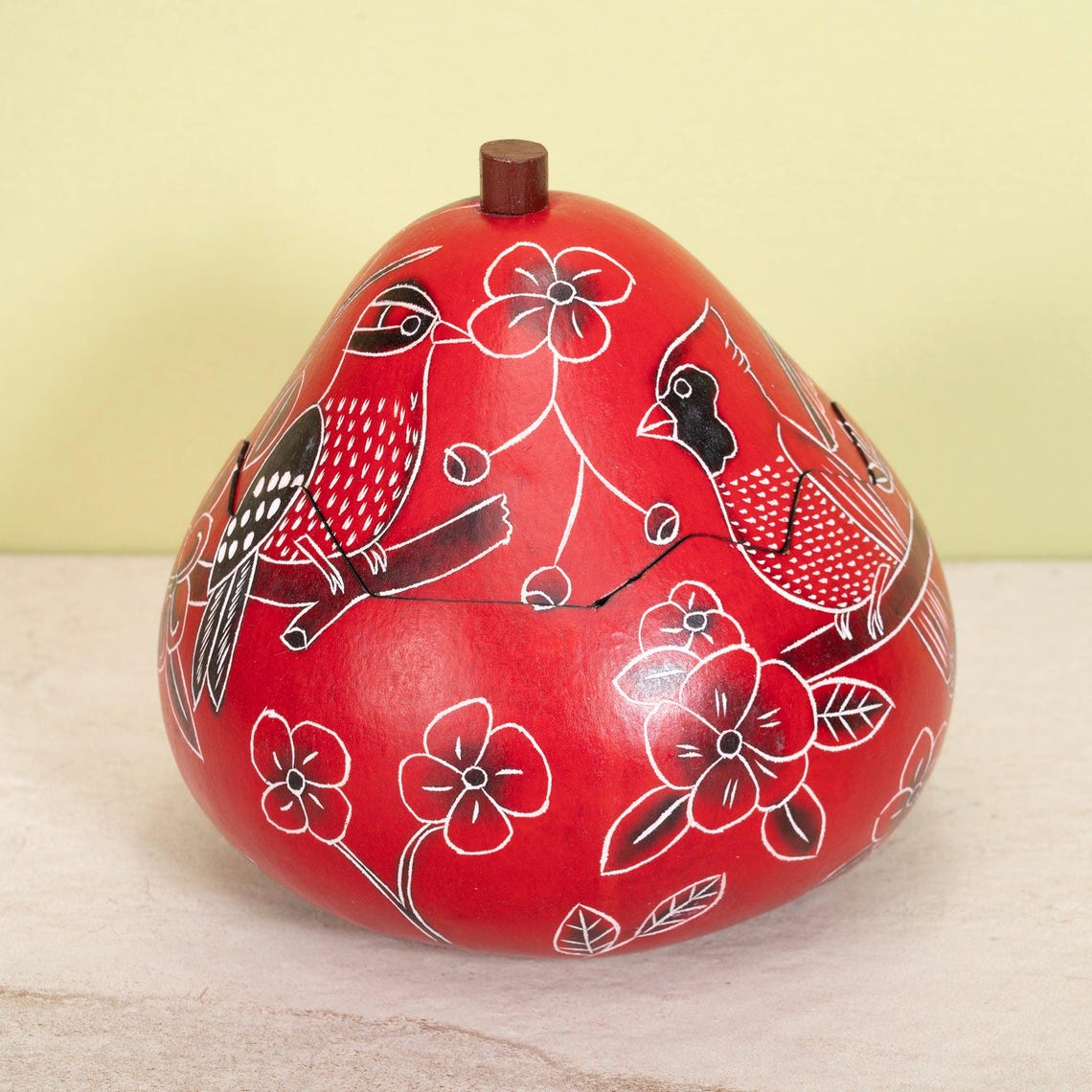 Backyard Birds - Medium Gourd Box - Etsy