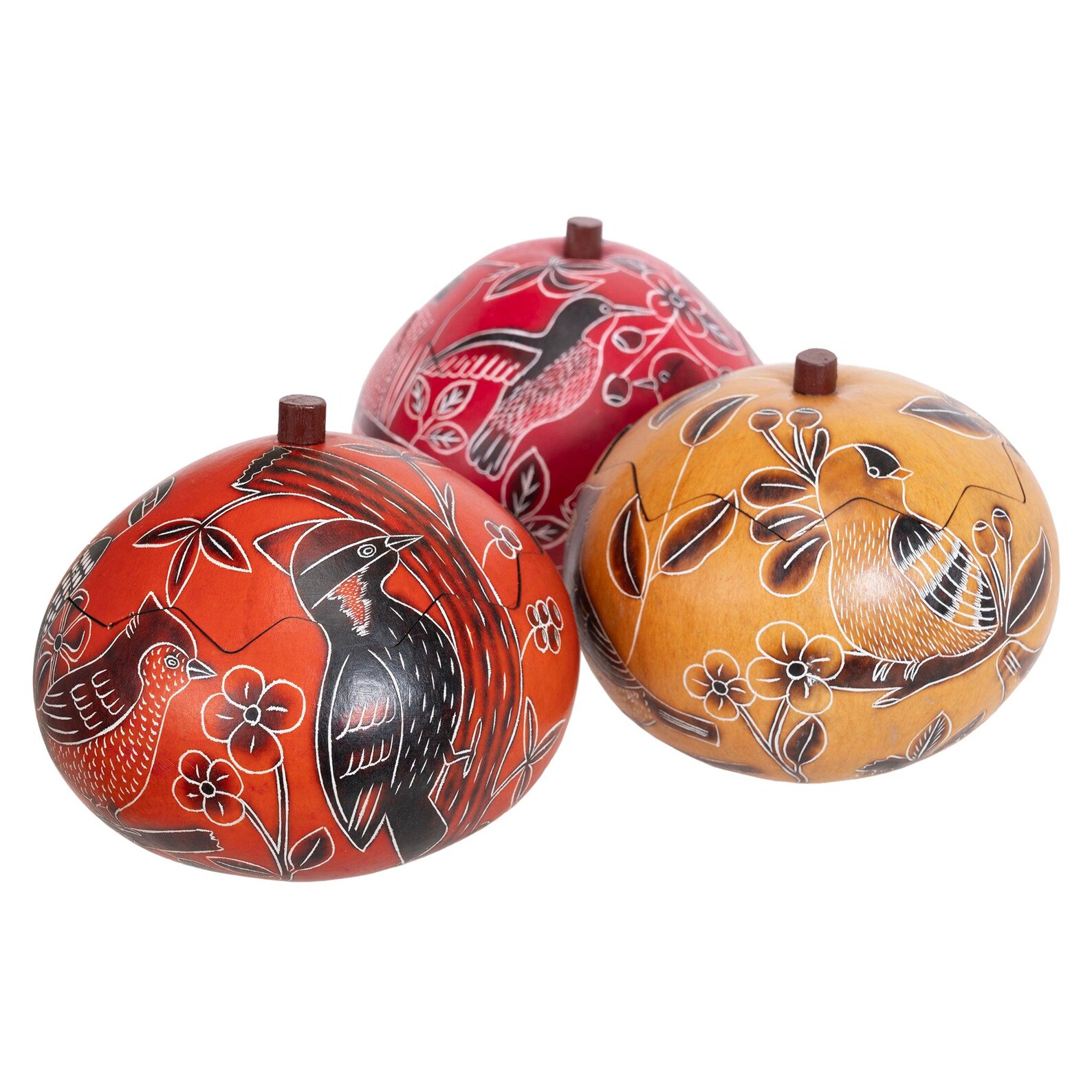 Backyard Birds - Medium Gourd Box - Etsy