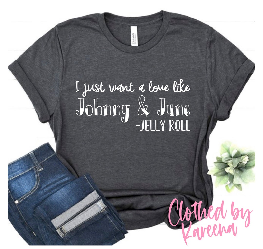 Johnny & June Jelly Roll Tshirt - Etsy
